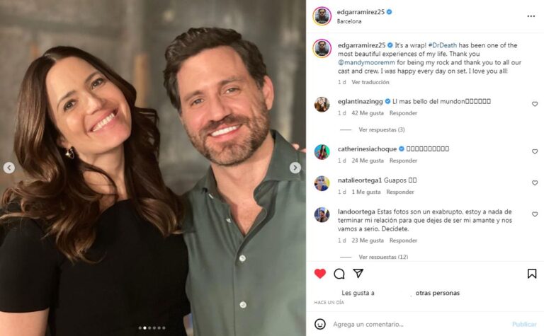 Edgar Ramírez y Mandy Moore serán pareja en la segunda temporada de Dr ...